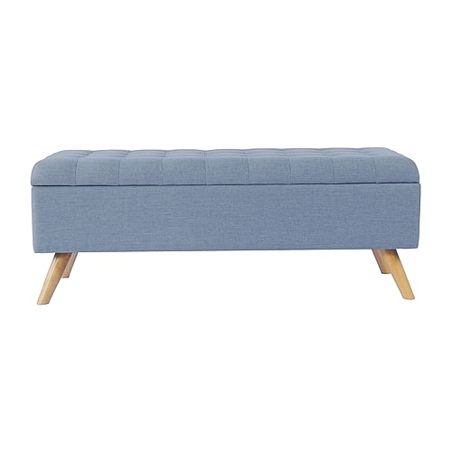 Click here for HOMEPOP Homepop Storage Bench  One Size  Blue prices