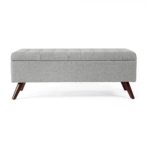Click here for HOMEPOP Homepop Storage Bench  One Size  Gray prices