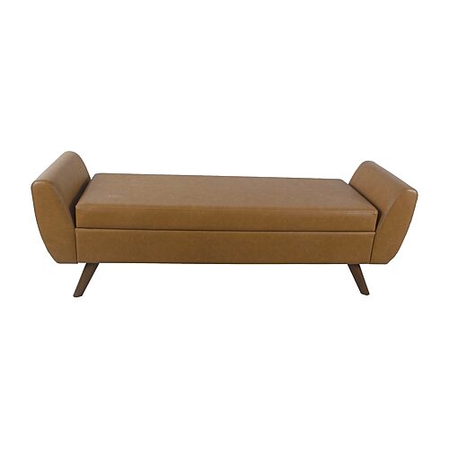 Click here for HOMEPOP Homepop Storage Bench  One Size  Brown prices