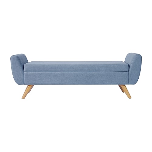 Click here for HOMEPOP Homepop Storage Bench  One Size  Blue prices
