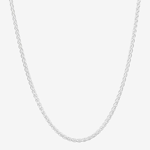 Click here for Made in Italy Womens Sterling Silver 22 Inch Wheat... prices