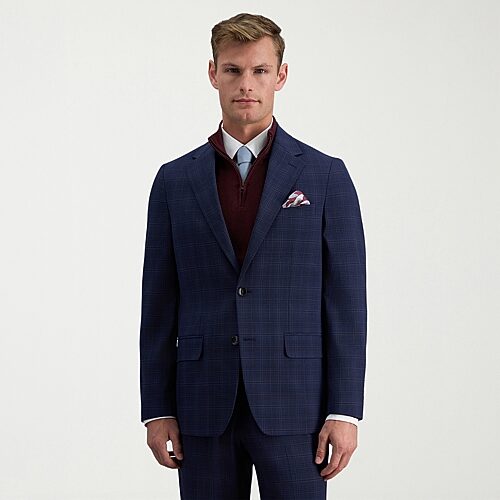 Click here for Haggar JMH Mens Slim Fit Plaid Suit Jacket  42 Lon... prices