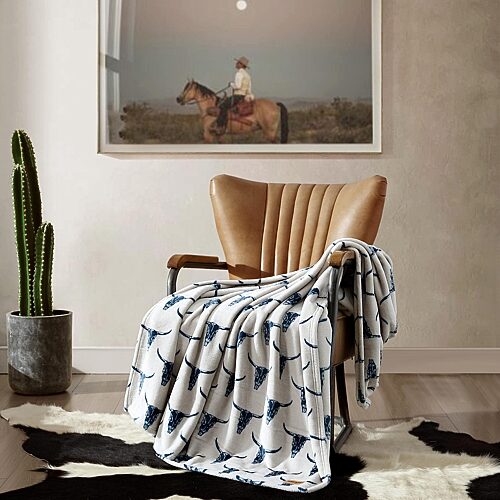 Click here for Wrangler Printed Ultra Soft Plush Fleece Throw  50... prices