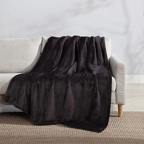 Click here for Eddie Bauer Ultra Lux Plush Solid Reversible Throw prices