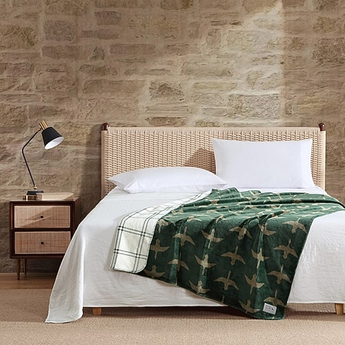 Click here for Eddie Bauer Printed Lush Flannel Throw  70 x 60 -... prices