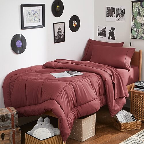 Click here for 7PC Campus Ready Dorm Twin XL Complete Bedding Set... prices