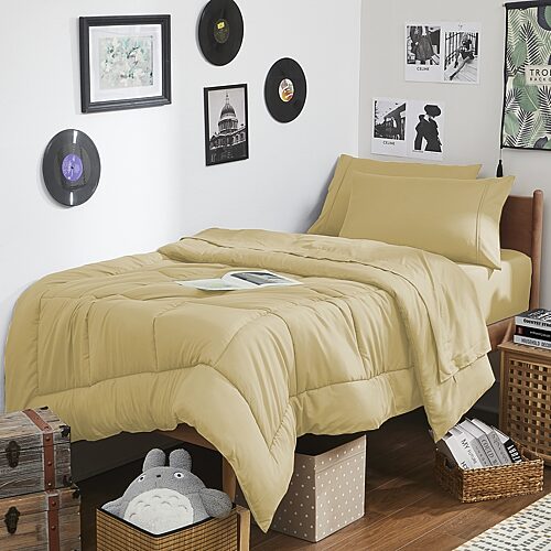 Click here for 7PC Campus Ready Dorm Twin XL Complete Bedding Set... prices