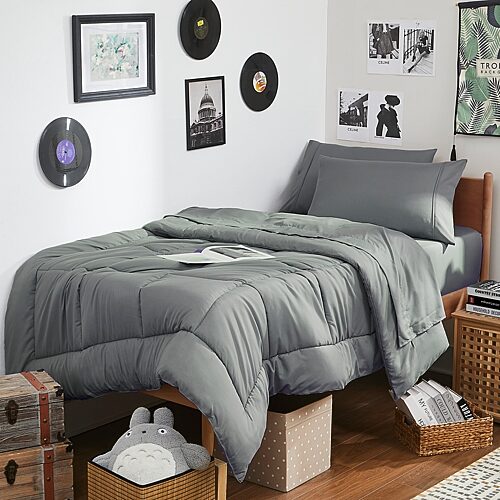Click here for 7PC Campus Ready Dorm Twin XL Complete Bedding Set... prices