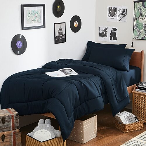 Click here for 7PC Campus Ready Dorm Twin XL Complete Bedding Set... prices