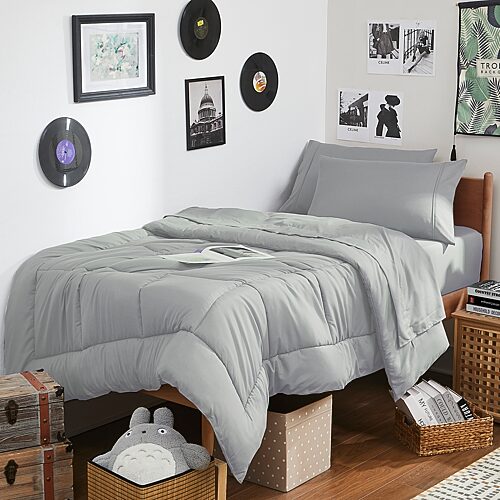Click here for 7PC Campus Ready Dorm Twin XL Complete Bedding Set... prices