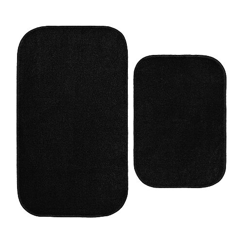 Click here for Garland Rug Sedona Bath Rug Set  One Size  Black prices