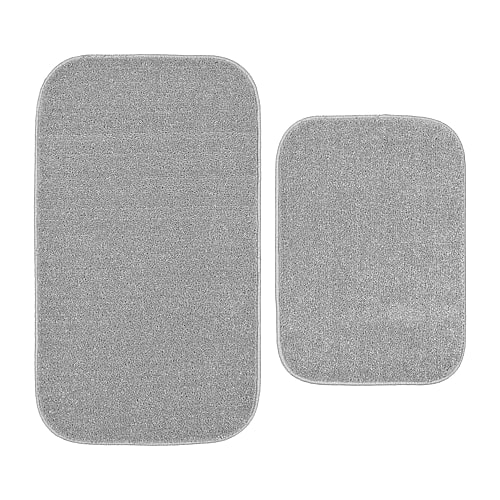 Click here for Garland Rug Sedona Bath Rug Set  One Size  Silver prices