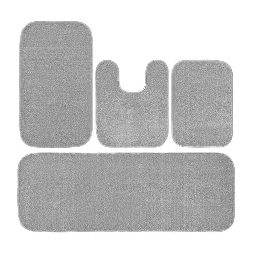 Click here for Garland Rug Sedona Bath Rug Set  One Size  Silver prices