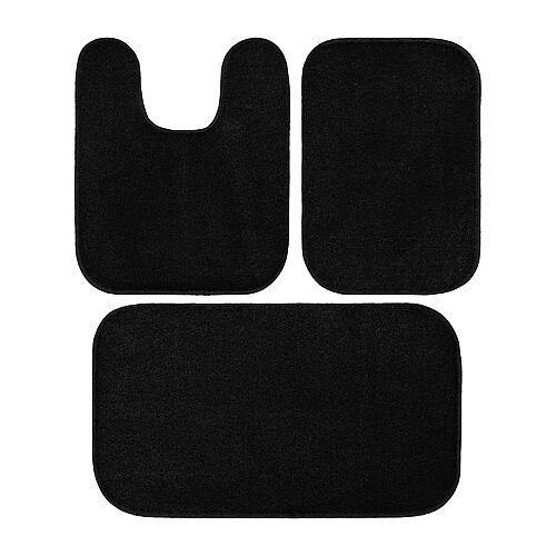 Click here for Garland Rug Sedona Bath Rug Set  One Size  Black prices