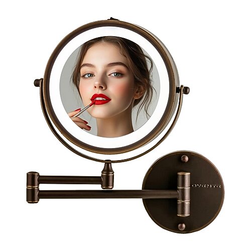 Click here for Ovente Wall Mounted 10X Magnification Makeup Mirro... prices