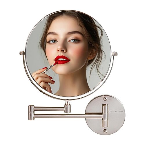 Click here for Ovente Wall Mounted 10X Magnification Makeup Mirro... prices