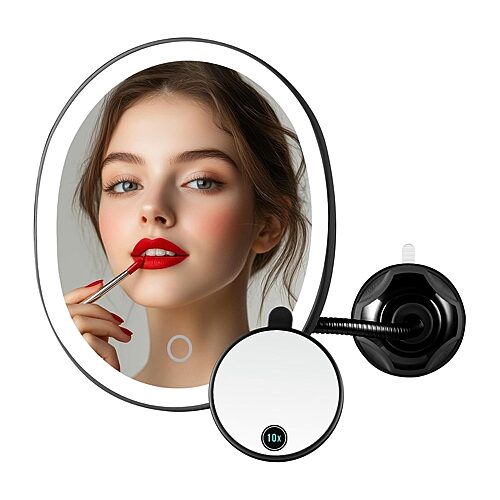 Click here for Ovente 9in. Rechargeable Lighted Wall Mount Makeup... prices