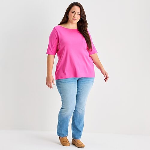Click here for St. Johns Bay Womens Plus Easy-on + Easy-off Boat... prices