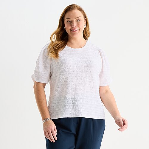 Click here for Liz Claiborne Womens Plus Crew Neck Short Sleeve B... prices