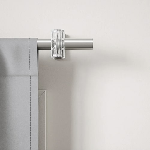 Click here for Umbra Flute 1 IN Curtain Rod  One Size  Silver prices