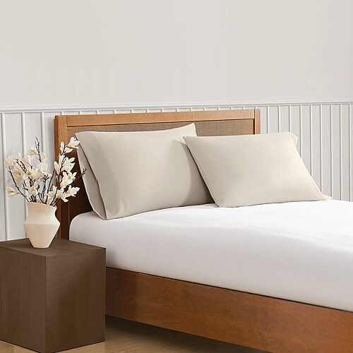 Click here for Truly Soft Green Recycled Solid Pillowcase Pair prices