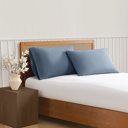 Click here for Truly Soft Green Recycled Solid Pillowcase Pair prices