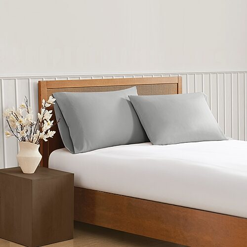 Click here for Truly Soft Green Recycled Solid Pillowcase Pair prices