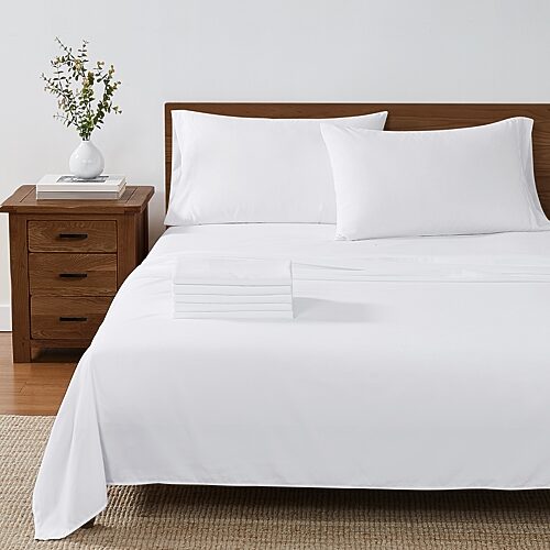 Click here for Truly Soft Hospitality Sheet Set  One Size  White prices