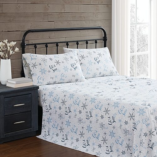 Click here for Truly Soft Let It Snow Flannel Sheet Set prices