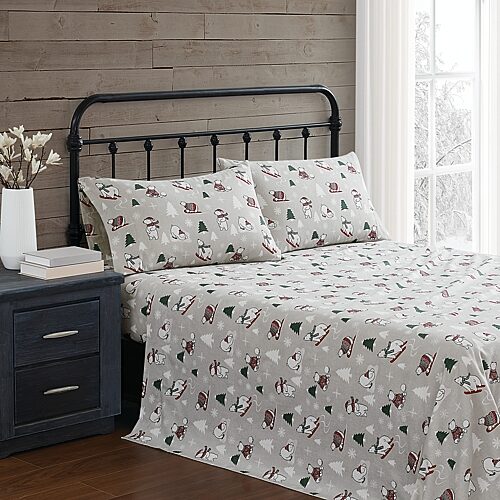 Click here for Truly Soft Polar Bear Flannel Sheet Set prices