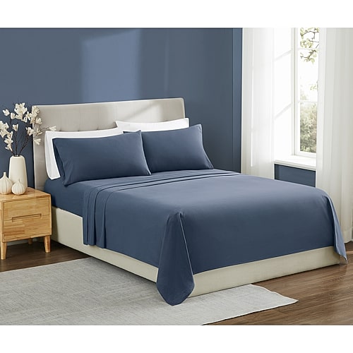 Click here for Brooklyn Loom Essential Cotton Deep Pocket Sheet S... prices