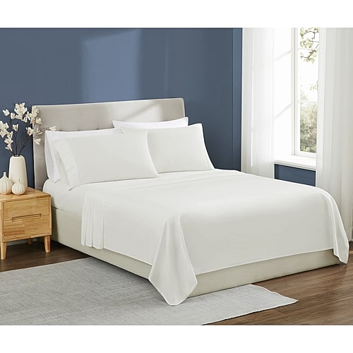 Click here for Brooklyn Loom Essential Cotton Deep Pocket Sheet S... prices