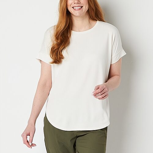 Click here for Stylus Womens Crew Neck Short Sleeve T-Shirt  Smal... prices