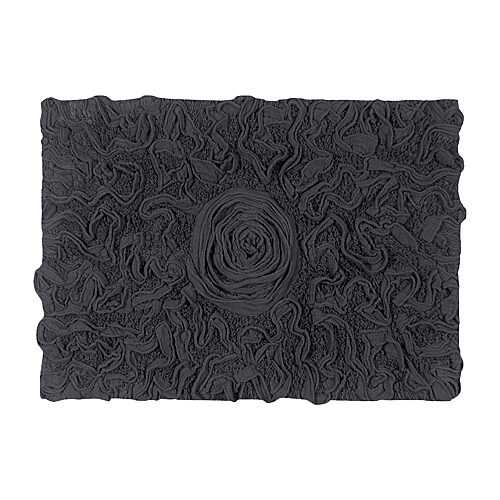 Click here for Home Weavers Bell Flower Bath Rug  17 x 24 - Grey prices