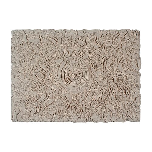 Click here for Home Weavers Bell Flower Bath Rug  17 x 24 - Linen prices