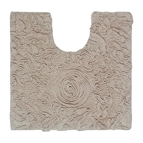 Click here for Home Weavers Bell Flower Bath Rug  20 x 20 - Linen prices