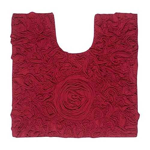 Click here for Home Weavers Bell Flower Bath Rug  20 x 20 - Red prices