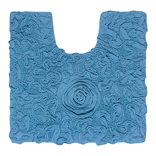 Click here for Home Weavers Bell Flower Bath Rug  20 x 20 - Sky B... prices