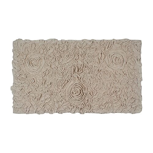 Click here for Home Weavers Bell Flower Bath Rug  24 x 40 - Linen prices