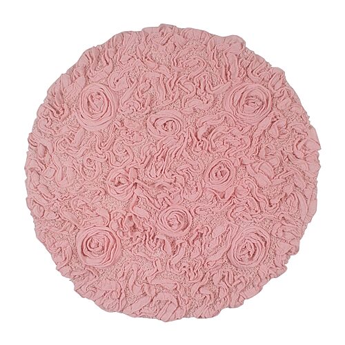 Click here for Home Weavers Inc Bellflower 30 Inch Round Bath Rug... prices
