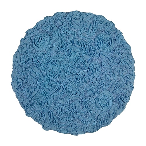 Click here for Home Weavers Inc Bellflower 22 Inch Round Bath Rug... prices