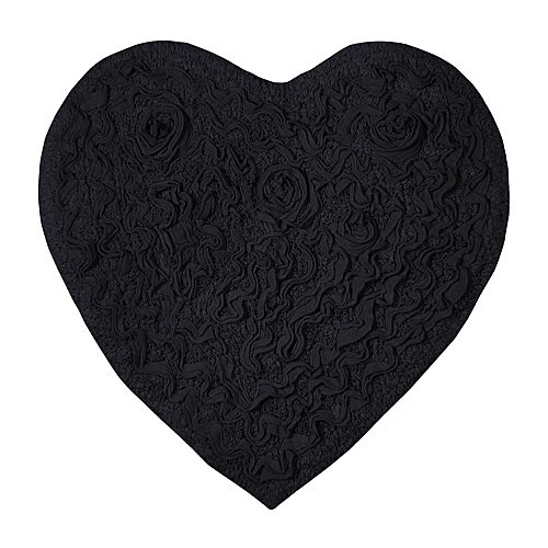 Click here for Home Weavers Bell Flower Heart Bath Rug  25 x 25 -... prices