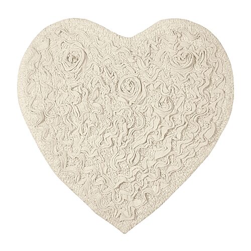 Click here for Home Weavers Bell Flower Heart Bath Rug  25 x 25 -... prices