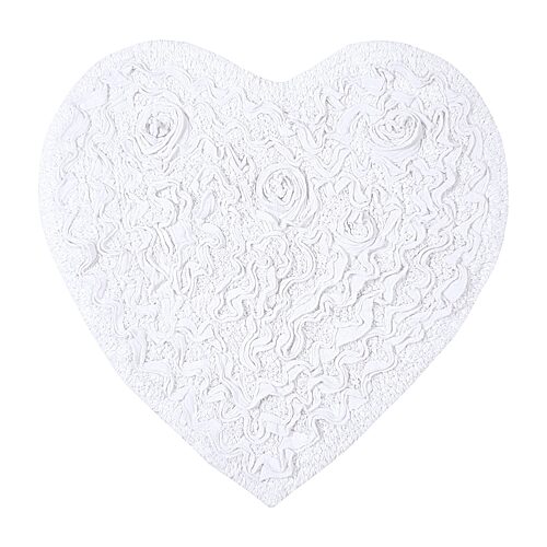 Click here for Home Weavers Bell Flower Heart Bath Rug  25 x 25 -... prices