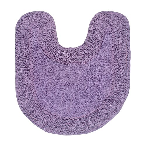 Click here for Home Weavers Double Ruffle Bath Rug  20 x 20 - Pur... prices