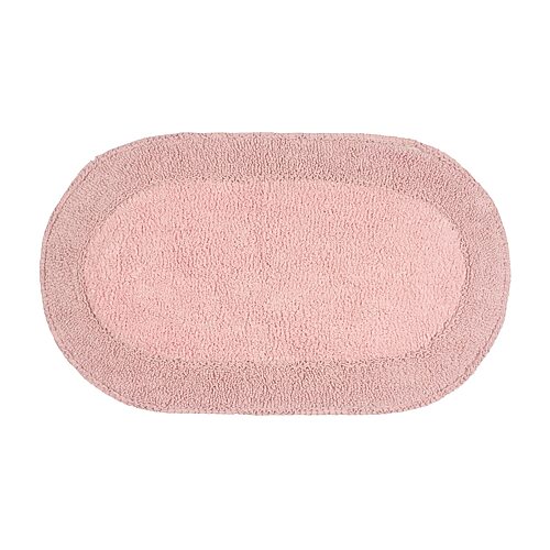 Home Weavers Double Ruffle Bath Rug  21 x 34 - Pink