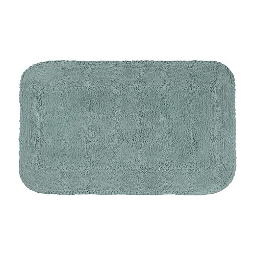 Home Weavers Double Ruffle Bath Rug  24 x 40 - Blue
