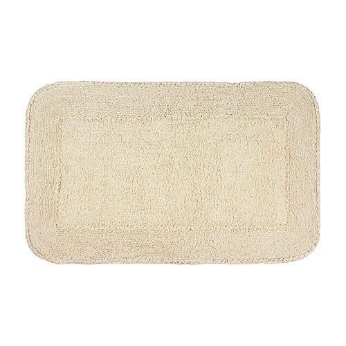 Home Weavers Double Ruffle Bath Rug  24 x 40 - Natural