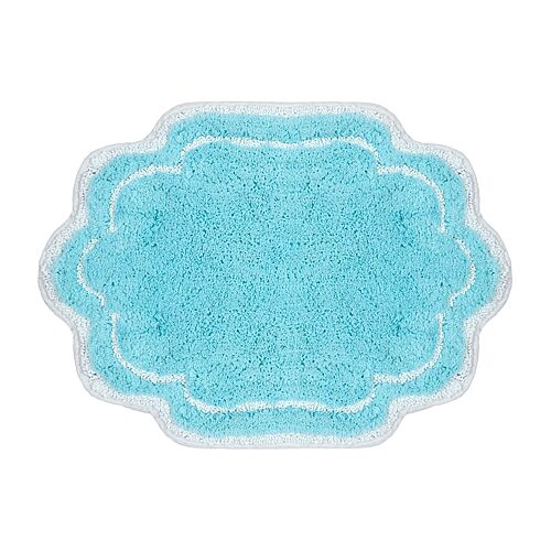 Home Weavers Allure Bathroom Rug  17 x 24 - Turquoise