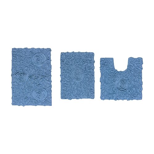 Click here for Home Weavers Inc Bellflower 3-pc. Quick Dry Bath R... prices
